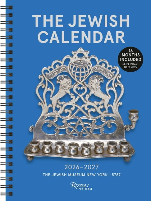 The Jewish Calendar 2026-2027 (5787) 16-Month Planner, (Paperback ...