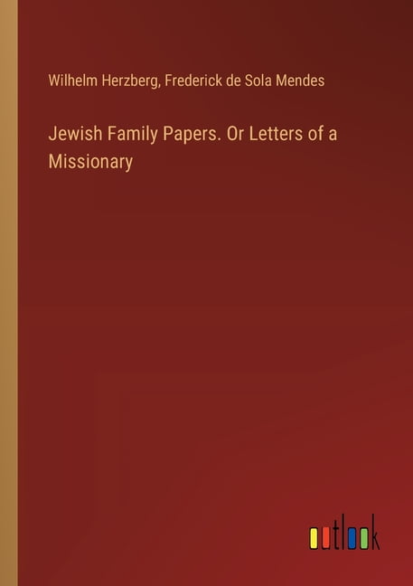Jewish Family Papers. Or Letters of a Missionary (Paperback) - Walmart.com