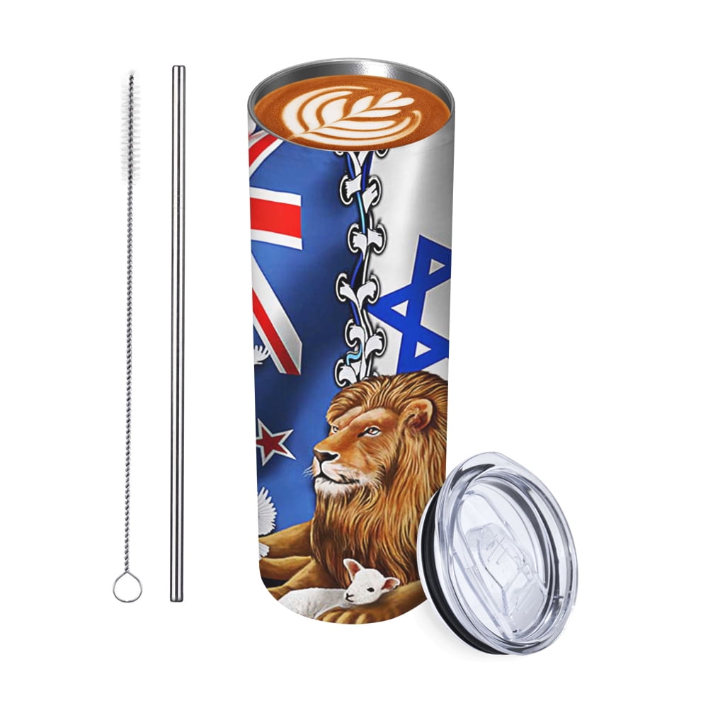 Jewish Israel Lion Of Judah Israel New Zealand 20oz Coffee Mug Cup ...