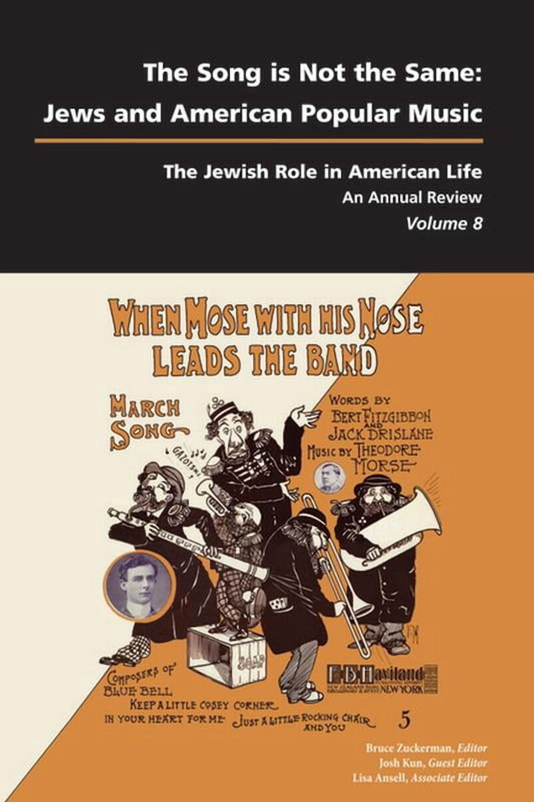 Jewish Role in American Life: An Annual Song Is Not the Same: Jews and ...