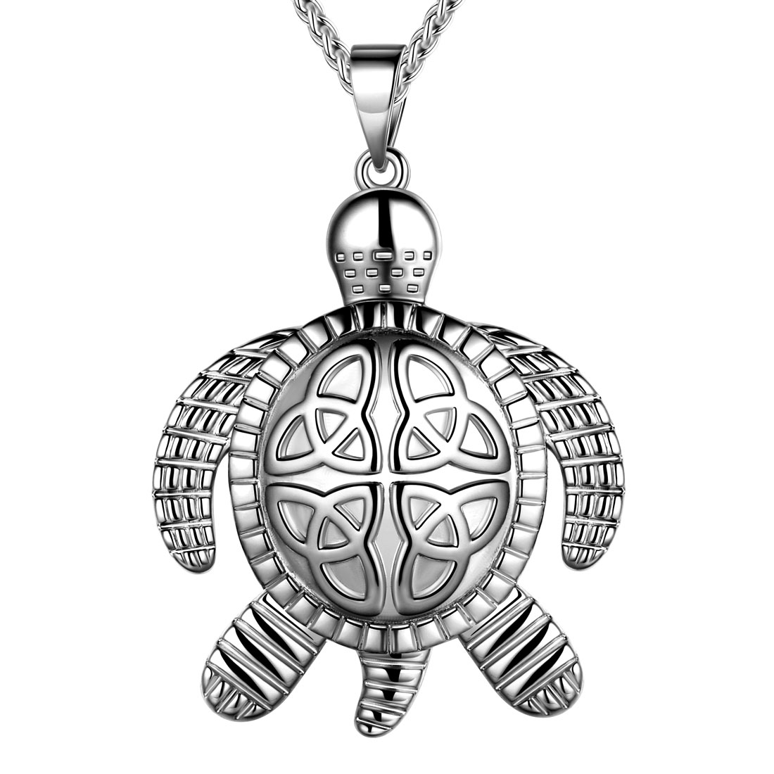 Sea Turtle Necklace Pewter Pendant- Sea Turtle Gift for Women and Men ...