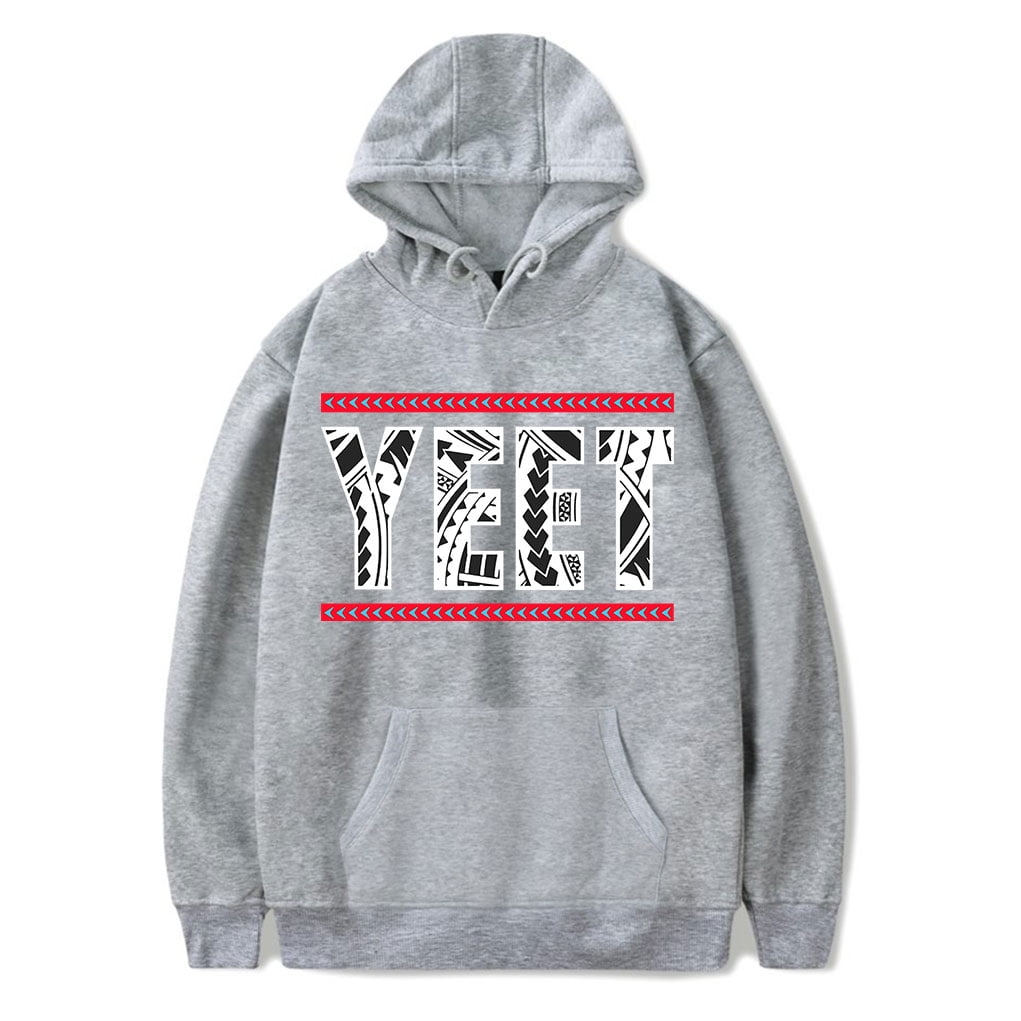 Jey USO Merch Jey USO Yeets Hooded Drawstring Pocket Sweatshirt Men ...