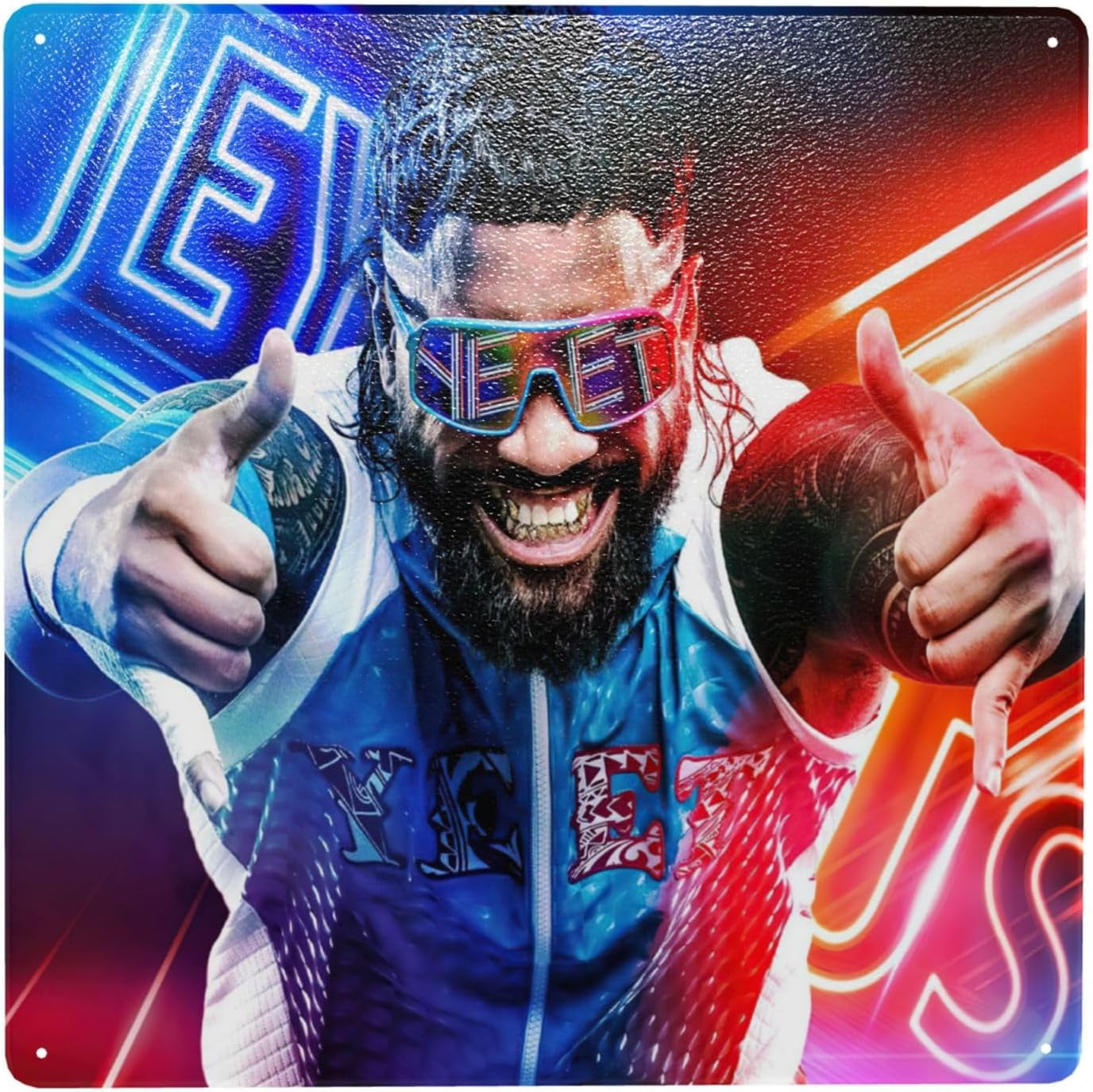 Jey USO Wrestler Metal Tin Sign Retro Decor Plaque Decorative Tin ...