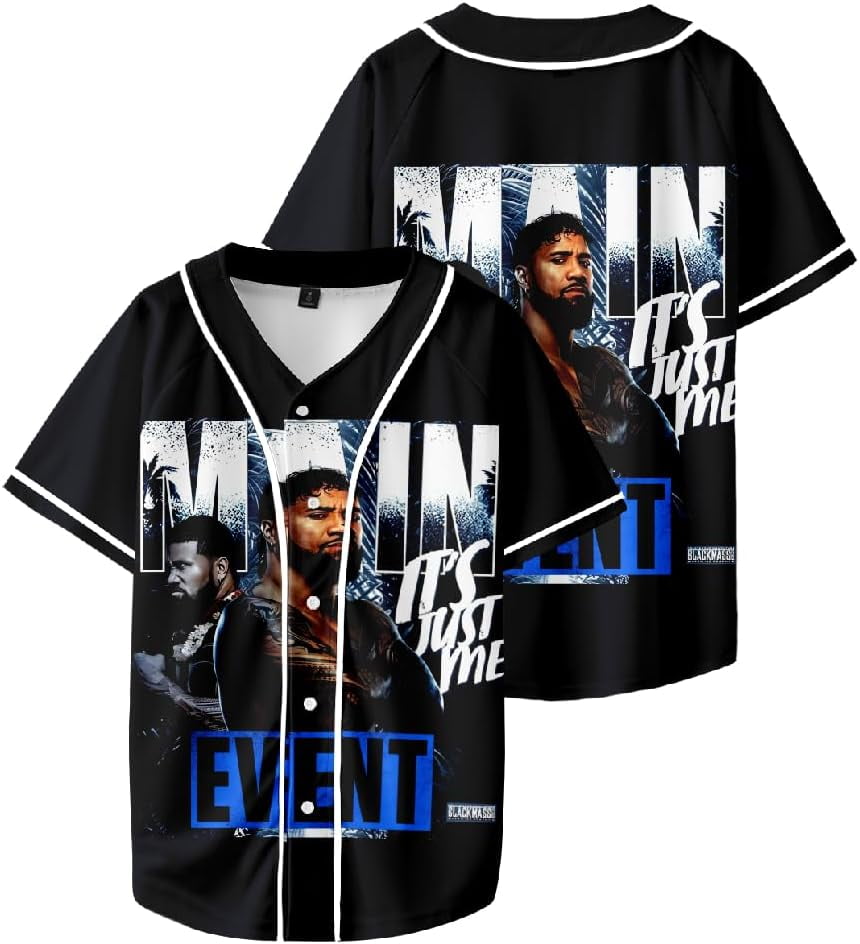 Jey USO YEET Baseball Jersey T-Shirt Unisex 100% Cotton Hip Hop ...