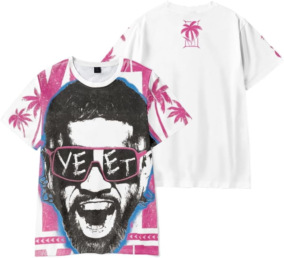 Jey USO Yeet Pink Shades T-Shirt Summer Men/Women Streetwear Tshirt ...