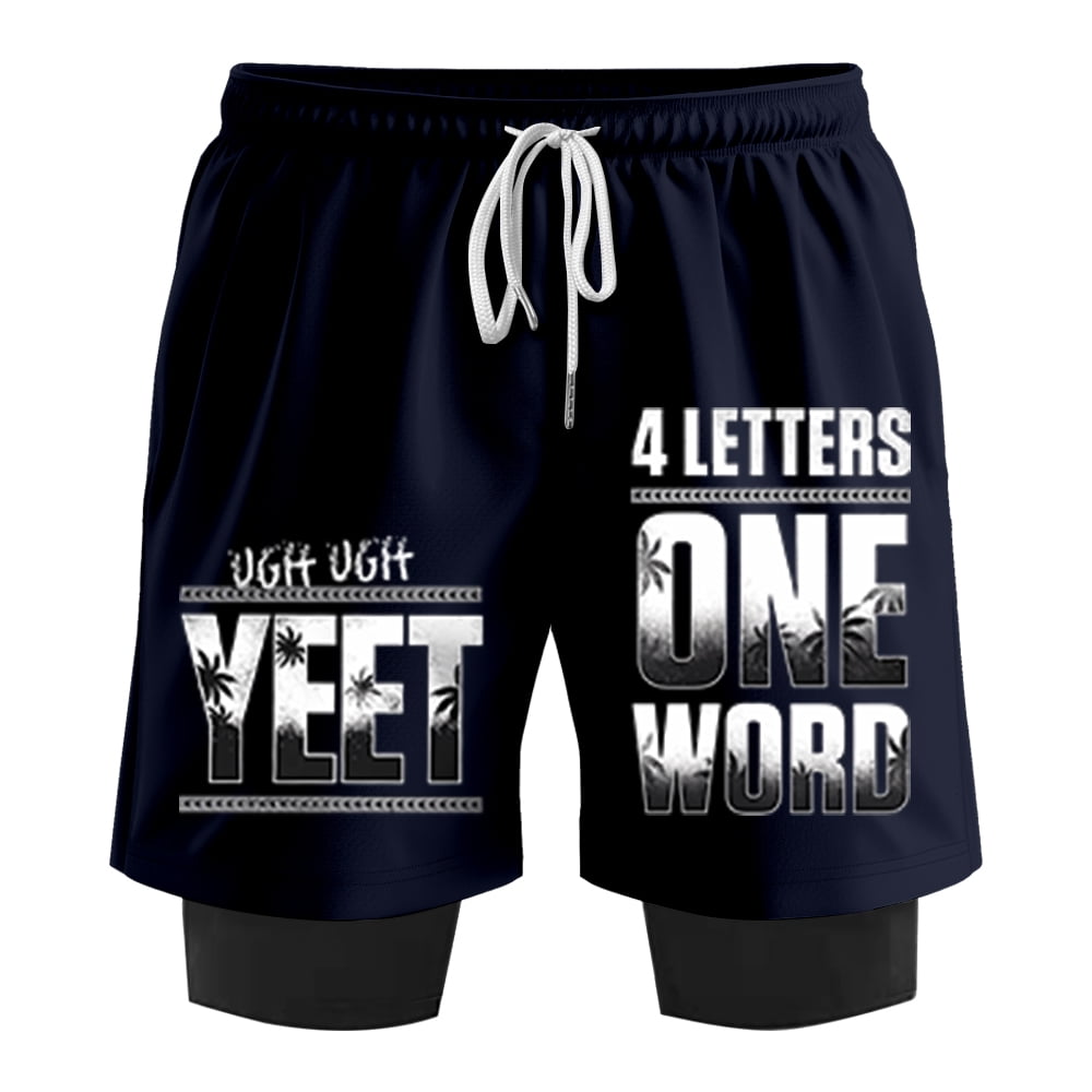 Jey Uso Four Letters One Word Shorts Cosplay Women Men HipHop ...