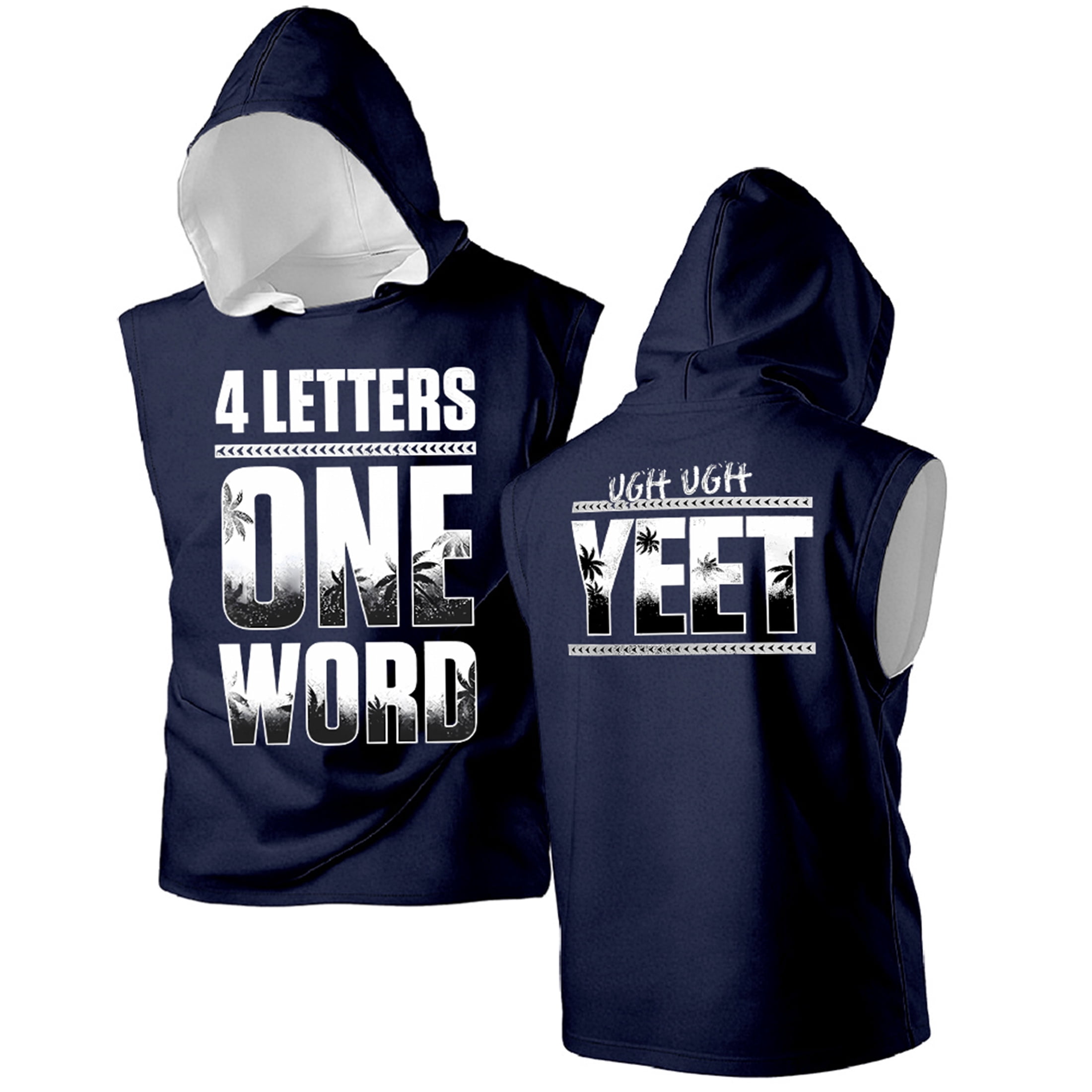 Jey Uso Four Letters One Word Yeet Hooded Tank Tops Women Men ...