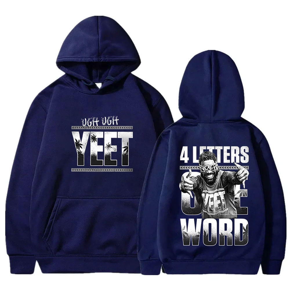 Jey Uso Four Letters One Word Yeet Hoodies HipHop Streetwear Women Men ...