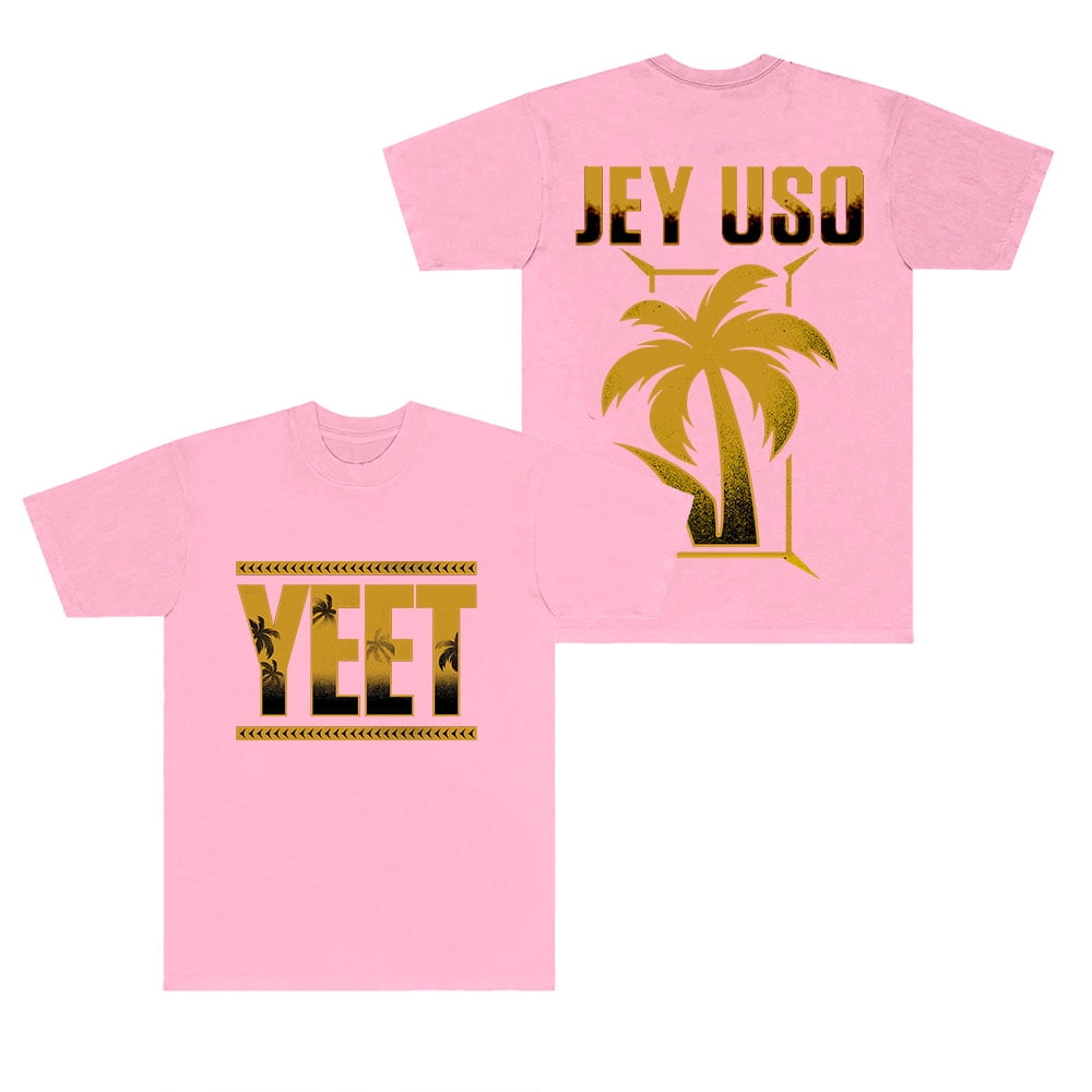 Jey Uso Golden Yeet Logo Merch T-Shirts Cosplay Women Men Fashion ...