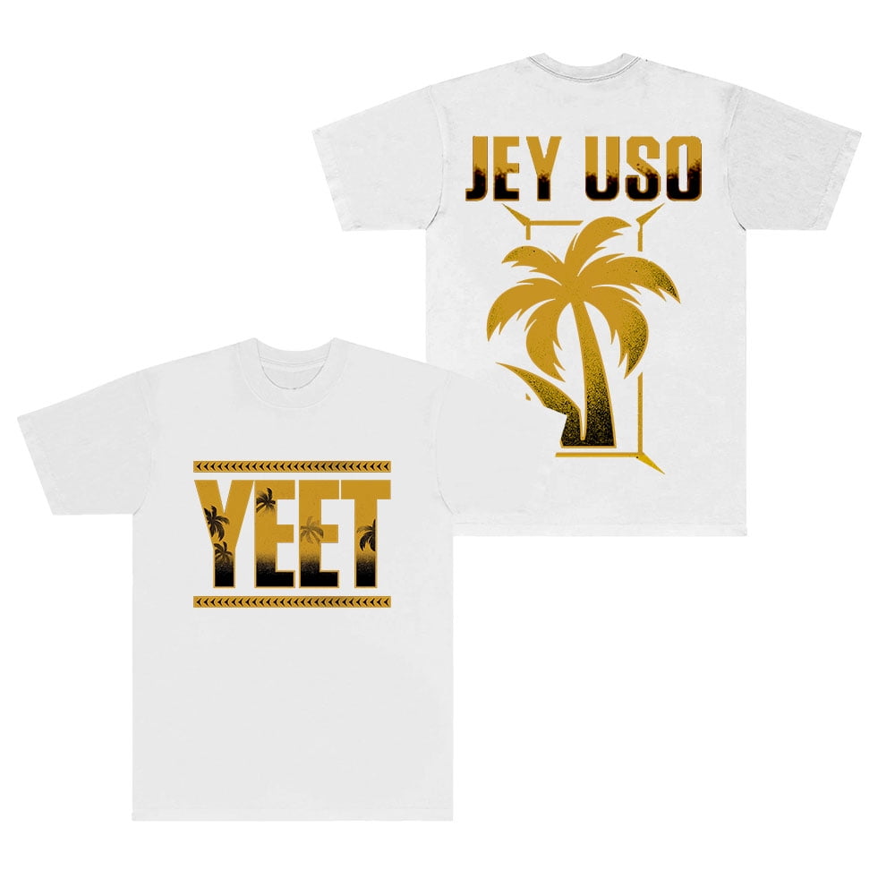 Jey Uso Golden Yeet Logo Merch T-Shirts Cosplay Women Men Fashion ...