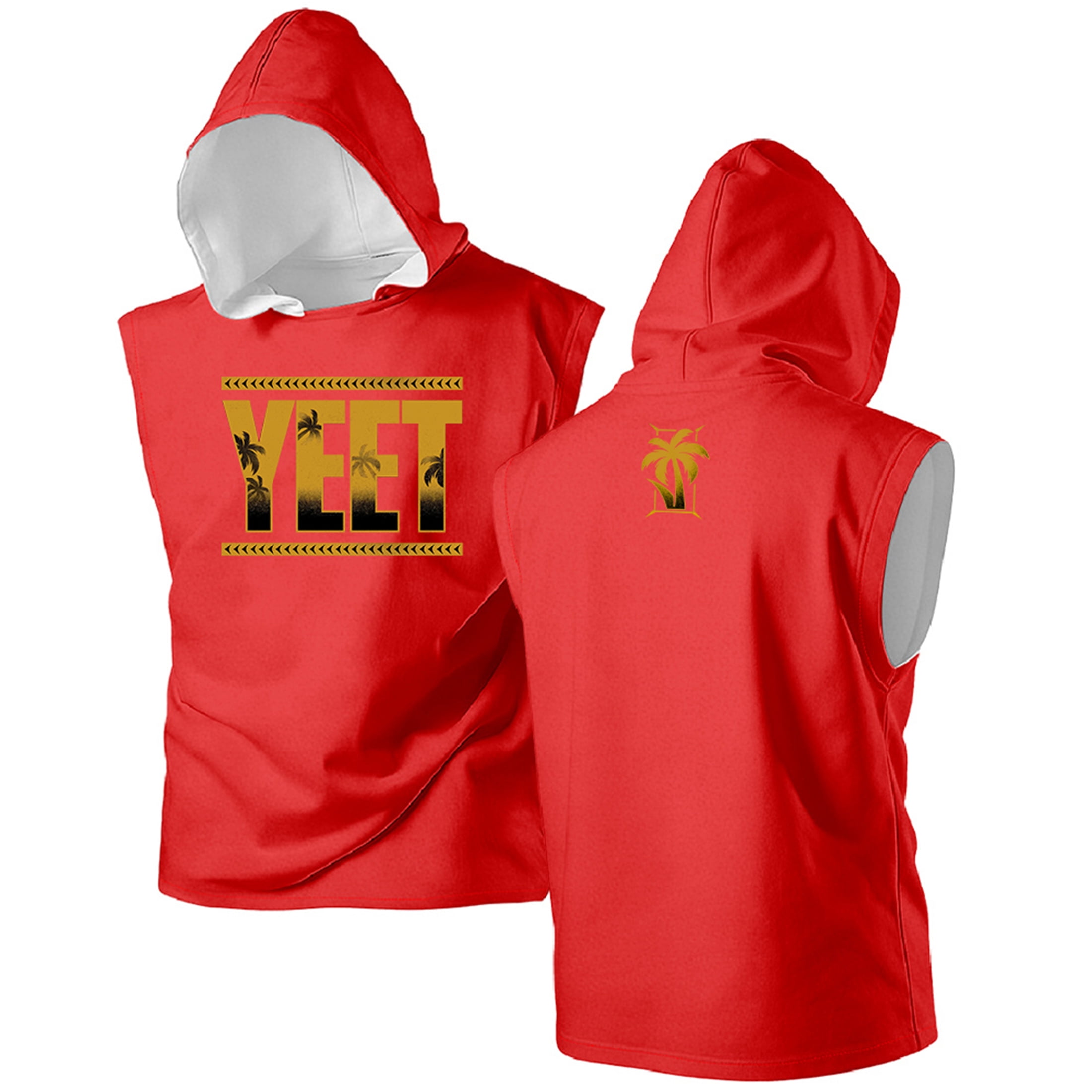 Jey Uso Golden Yeet Sleeveless Hoodie Women Men Hooded Tank Tops ...