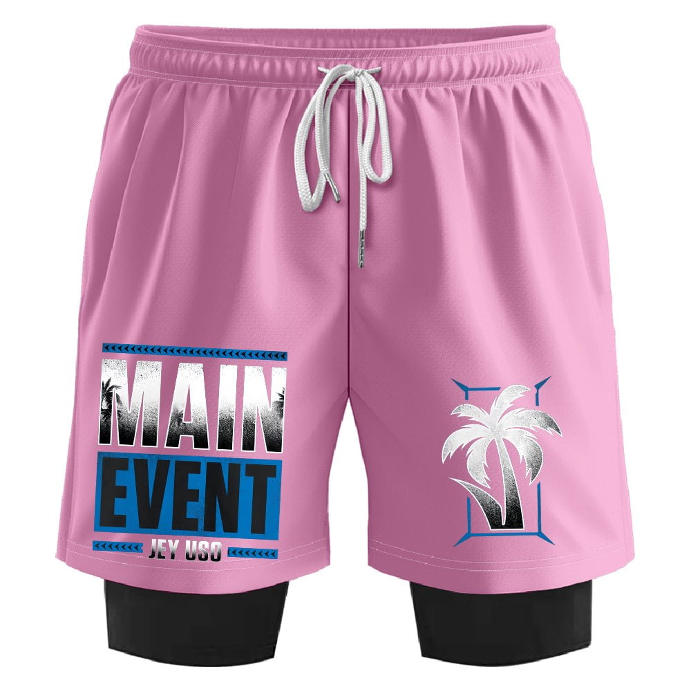 Jey Uso Main Event Merch Sweatshorts Women Men Casual Short Basketball ...