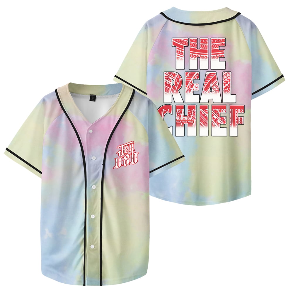 Jey Uso The Real Chief Jersey Baseball Jacket Shirts Short Sleeve Tee ...
