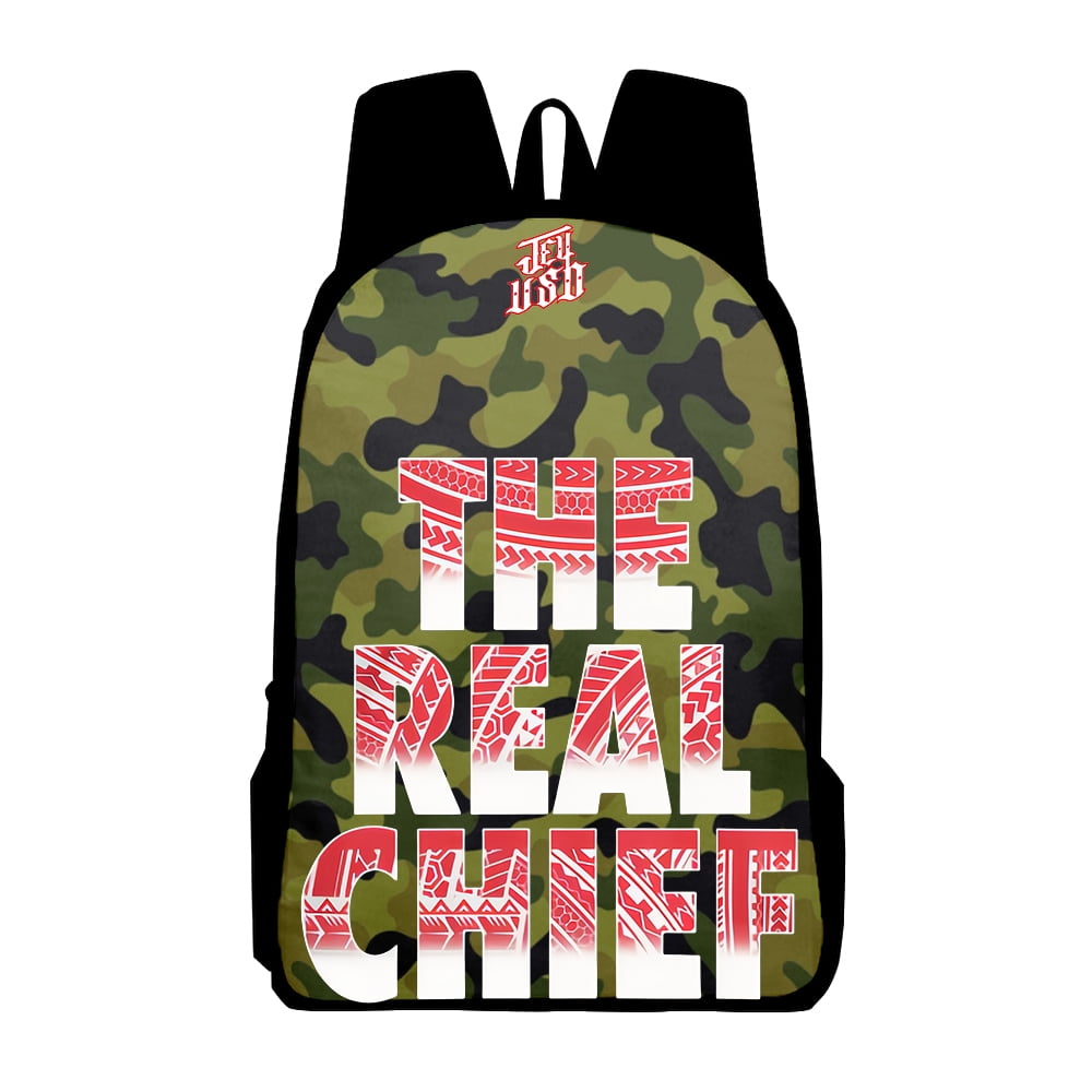 Jey Uso The Real Chief Merch Backpack Casual Daypack Women Men Rucksack ...