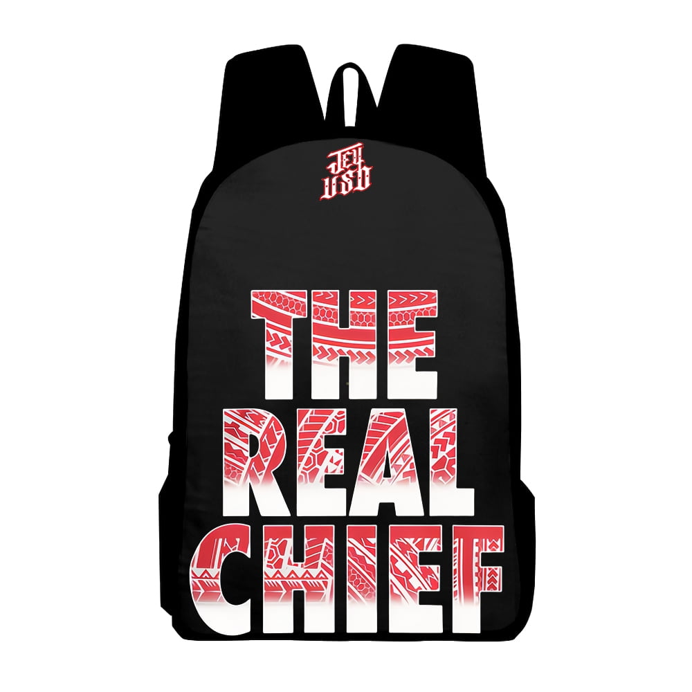 Jey Uso The Real Chief Merch Backpack Casual Daypack Women Men Rucksack ...