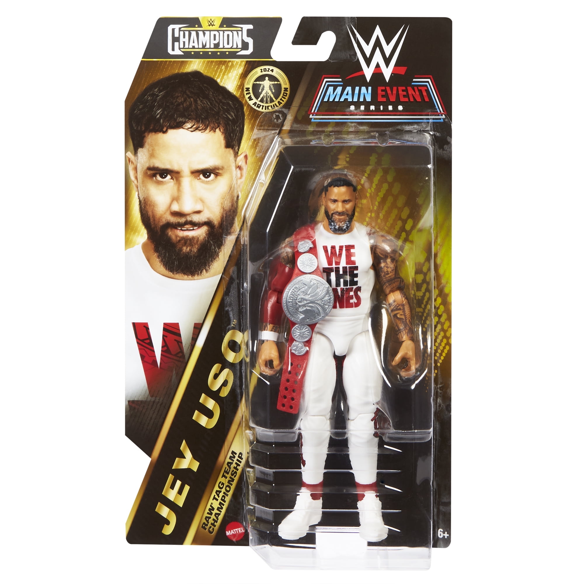 Jey Uso - WWE Main Event Champions 3 Mattel WWE Toy Wrestling Action ...