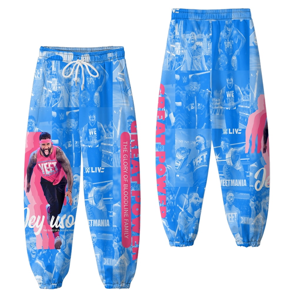 Jey Uso Work pants for spring and autumn, unisex style, retro street ...