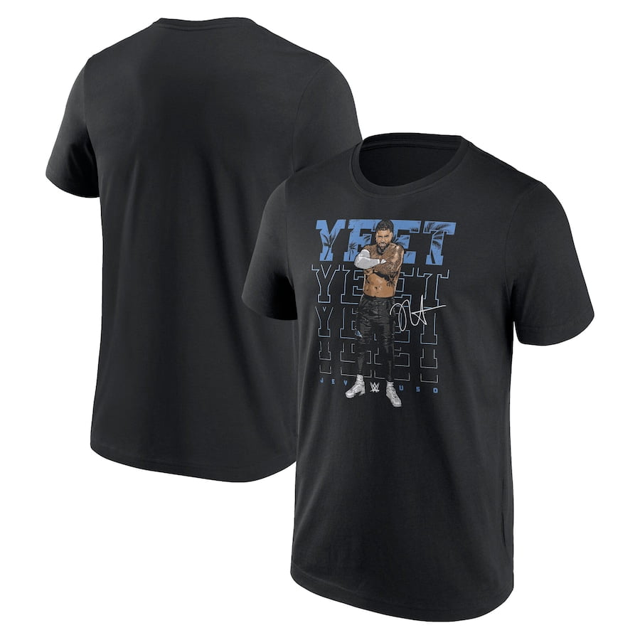 Jey Uso Yeet 2025 WWE T-Shirt, Adult Sizes, Round Neckline, Refined ...