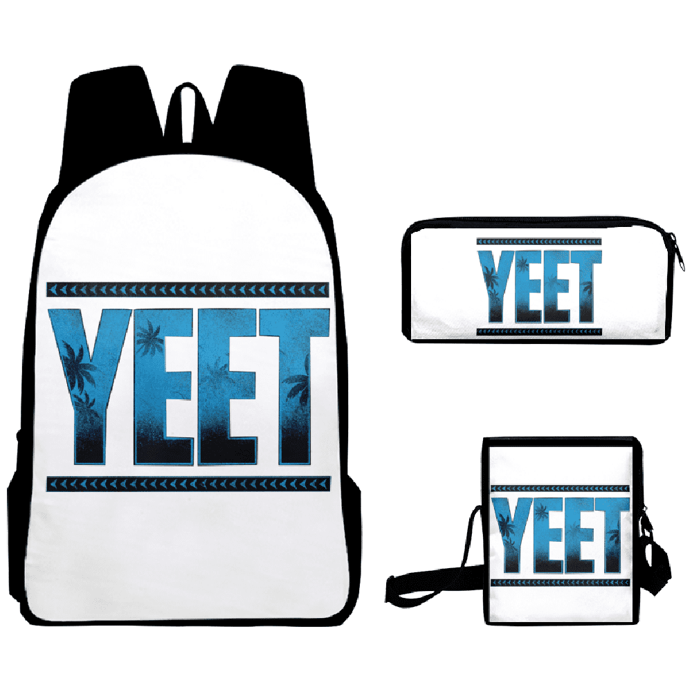 Jey Uso Yeet Backpacks 3 Piece Sets Fashion Crossbody Bag Hip Hop ...