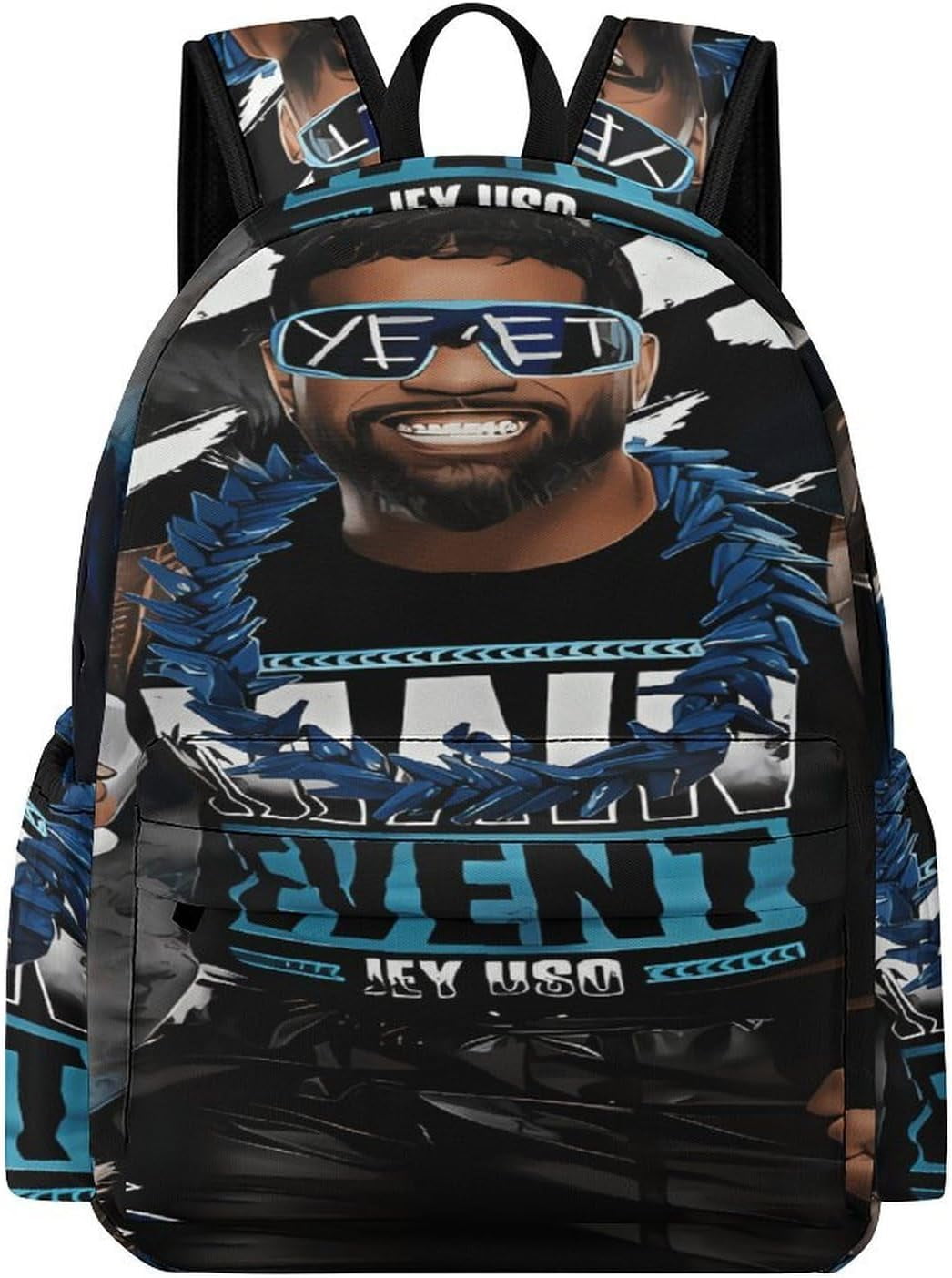 Jey-Uso Yeet Merch Backpack Oxford Laptop Bags Professional Wrestler ...