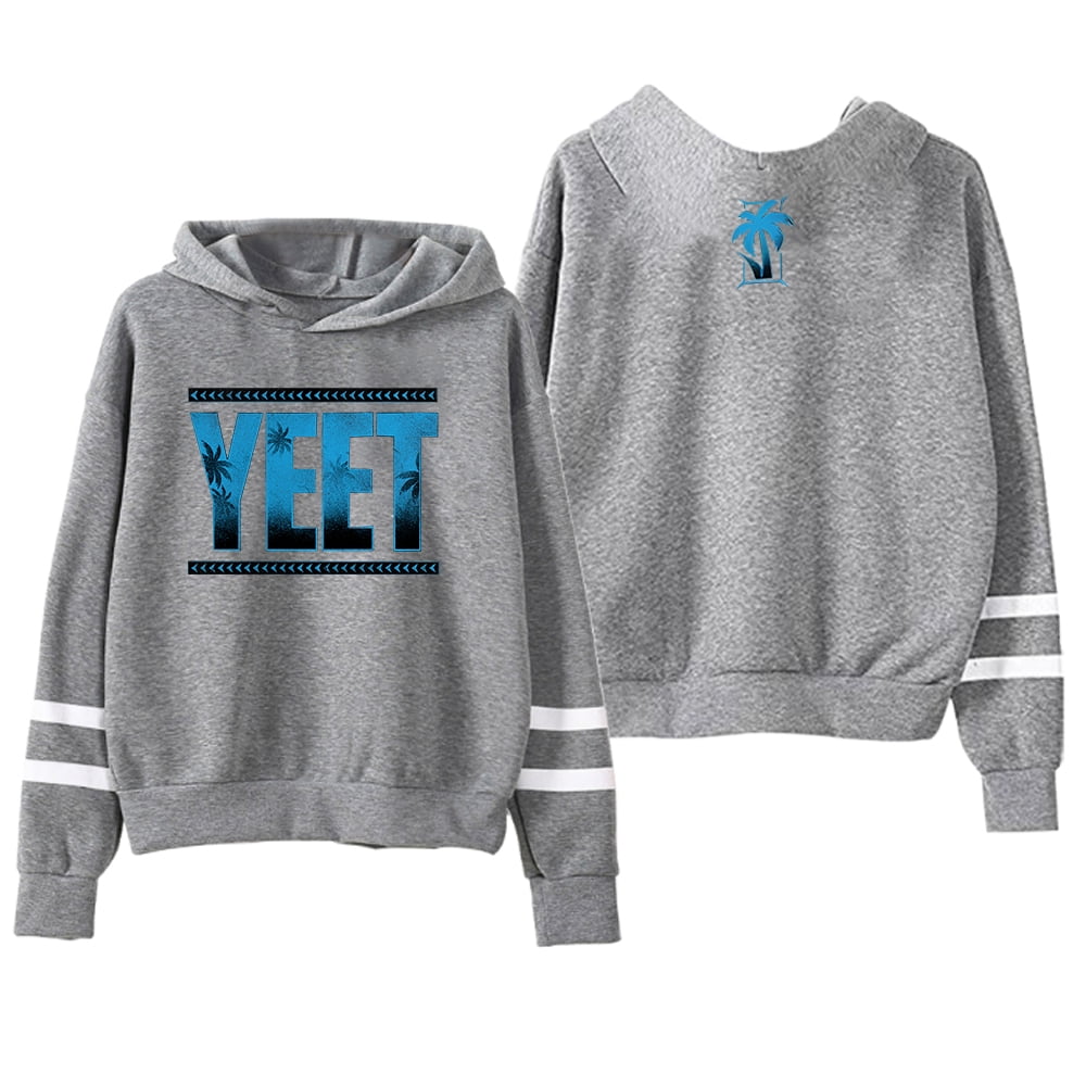 Jey Uso Yeet Merch Hoodie Pocketless Parallel Bars Sleeve Streetwear ...