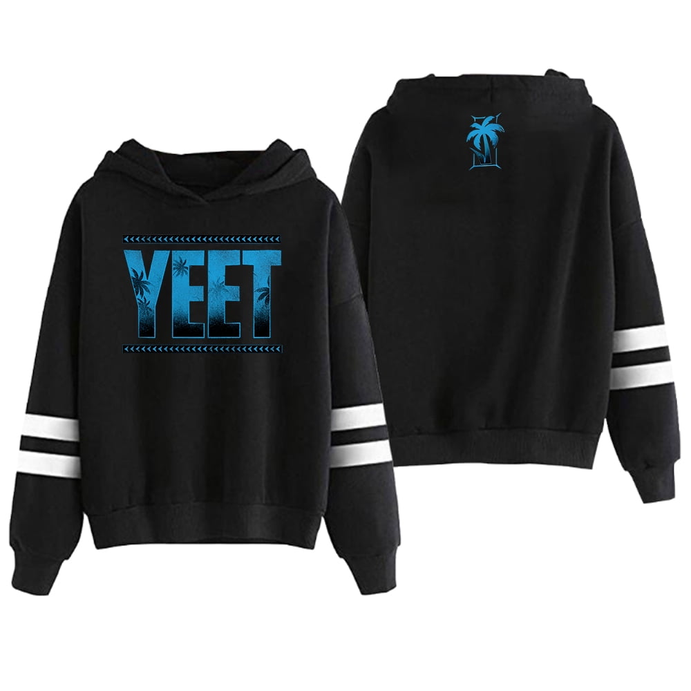 Jey Uso Yeet Merch Hoodie Pocketless Parallel Bars Sleeve Streetwear ...