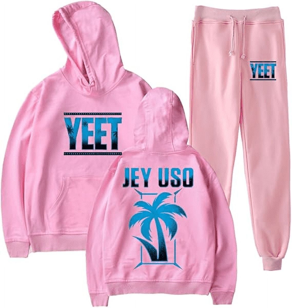 Jey Uso Yeet Merch Logo hoodies suits pocket drawstring hoodies ...