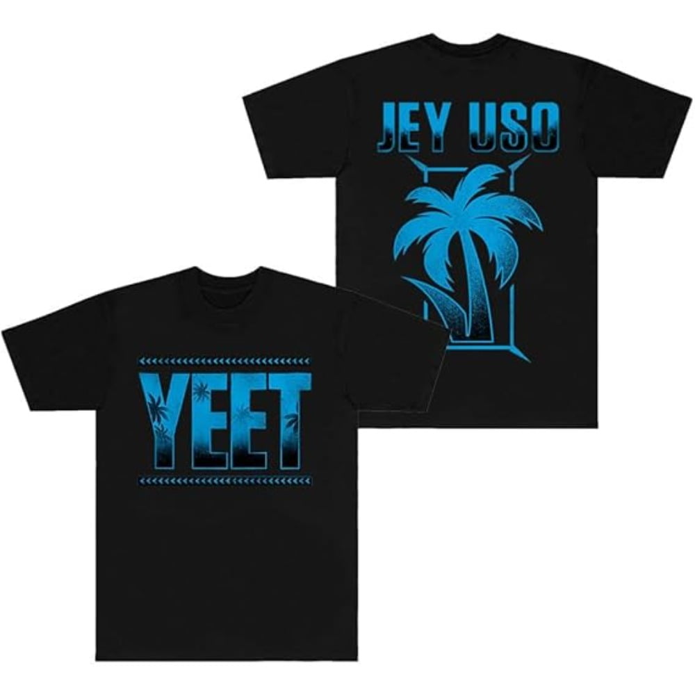 Jey Uso Yeet Merch T-Shirt Women Men Crewneck Casual Short Sleeve Tee ...