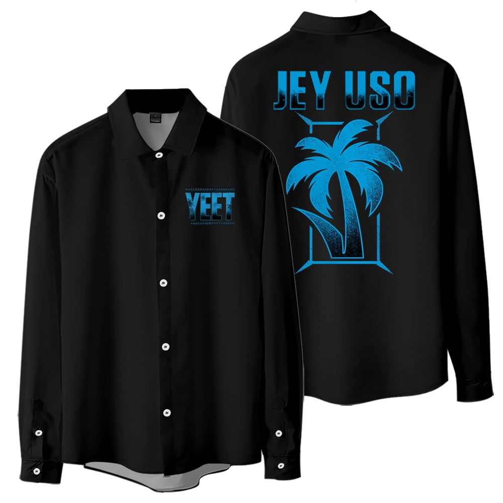 Jey Uso Yeet Merch Women Blouse Men's Shirts Long Sleeve T-shirt Casual ...