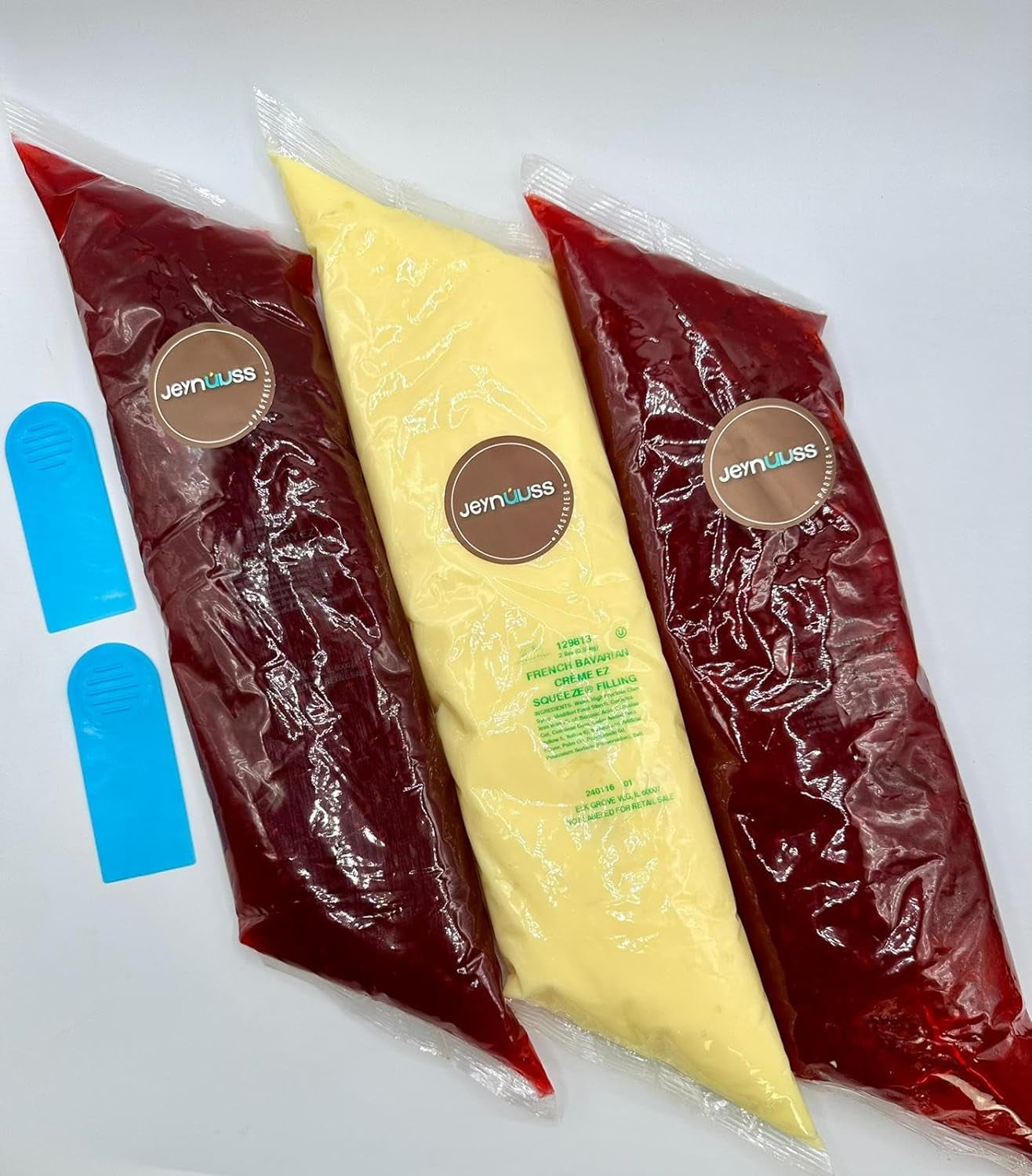 Jeynuuss Pastry Filling Pack Raspberry Filling for Cakes Strawberry ...