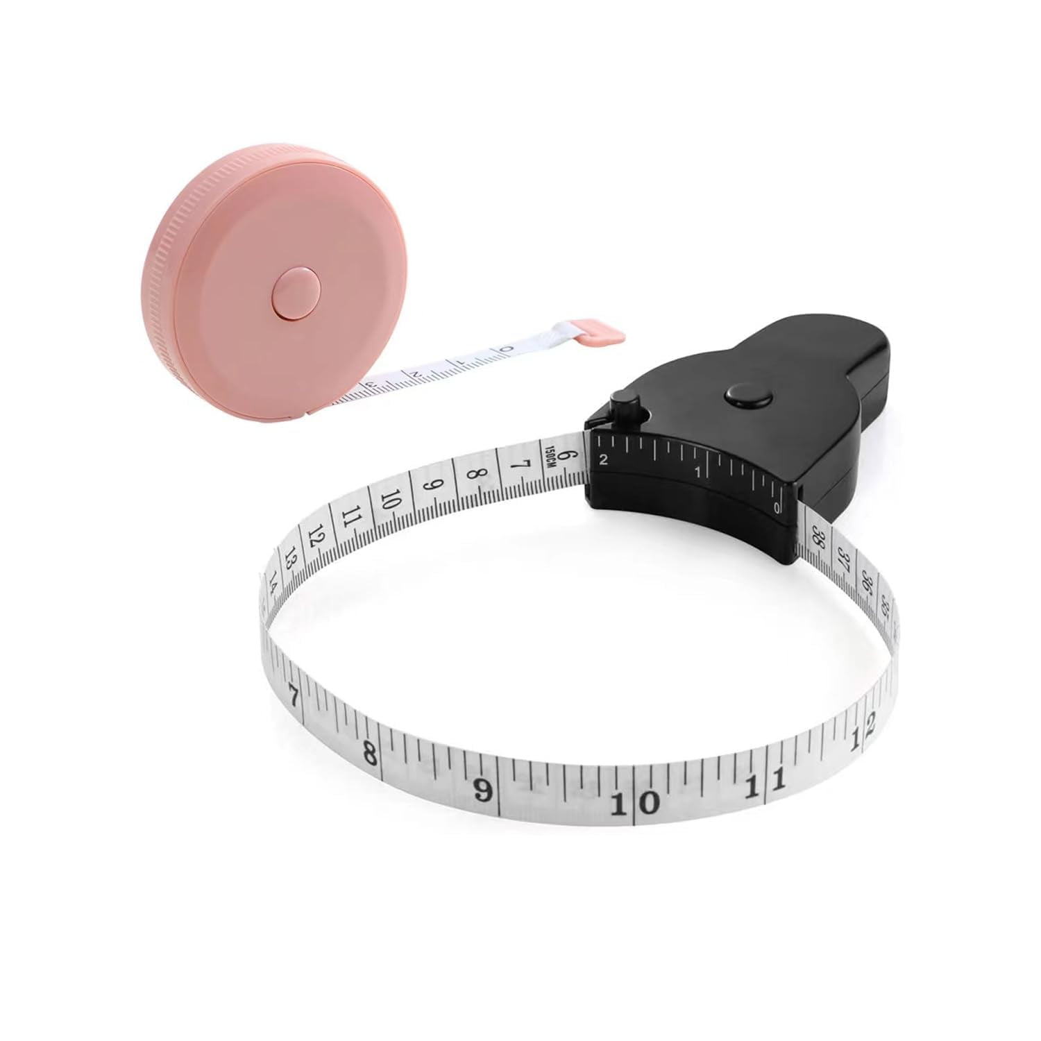 Jeyssui 2 Pieces Body Tape Measure Retractable Measuring Tape for Body ...