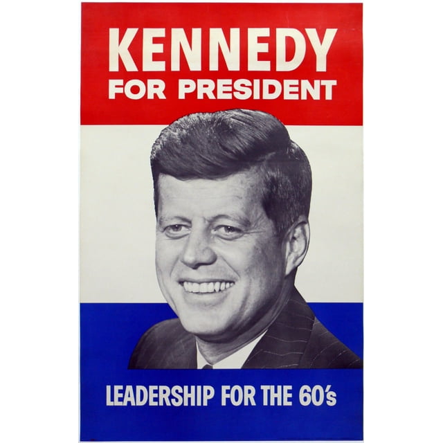 Jfk John F. Kennedy Poster 24In x 36In Art Poster 24x36 Multi-Color ...