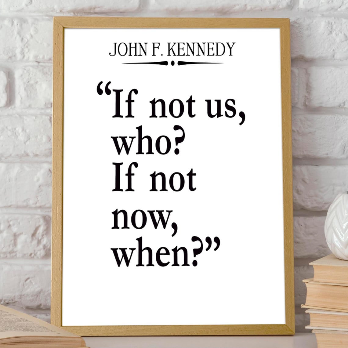 Jfk Quote Jfk Poster John F Kennedy Presidential Speech ,Decor For ...