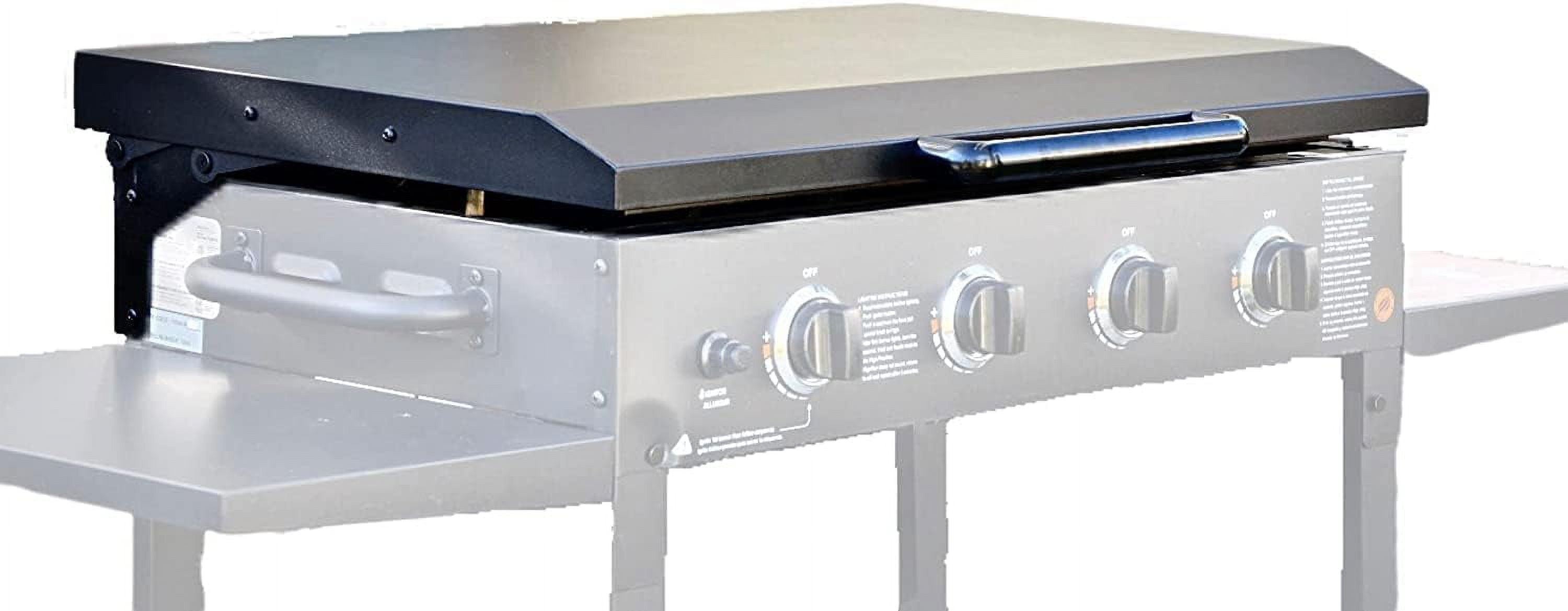 Jforest 28 inch Griddle Hard Lid, Hinged Cover with Heatproof Handle ...