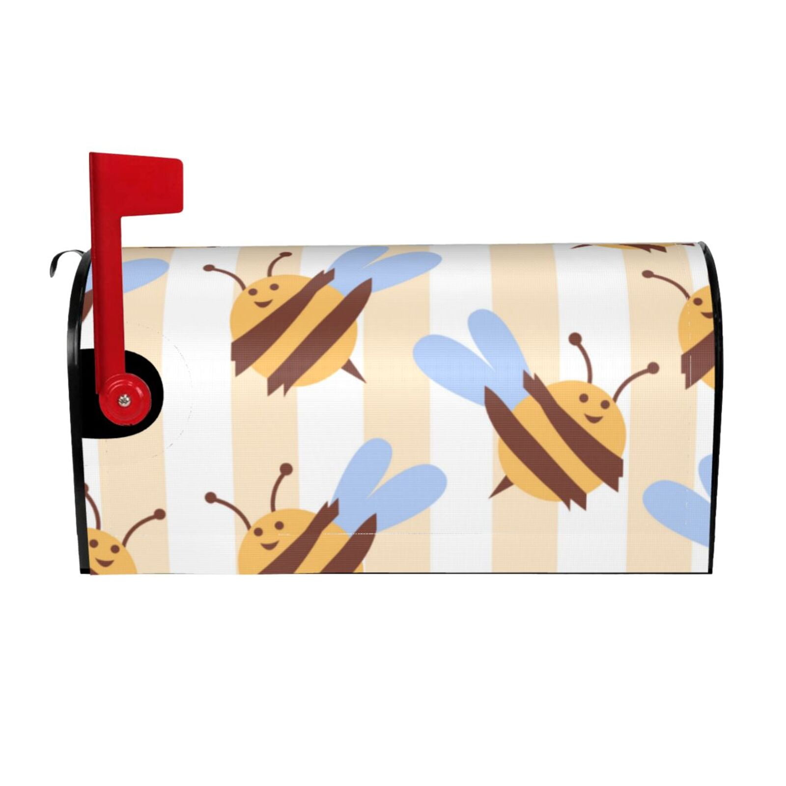 Jgfou A Bee Mailbox Covers Magnetic 21x18 in Mailbox Wraps Post Letter ...