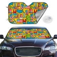 Jgfou America Symbols Windshield Sun Shades Car Sun Shade For Front