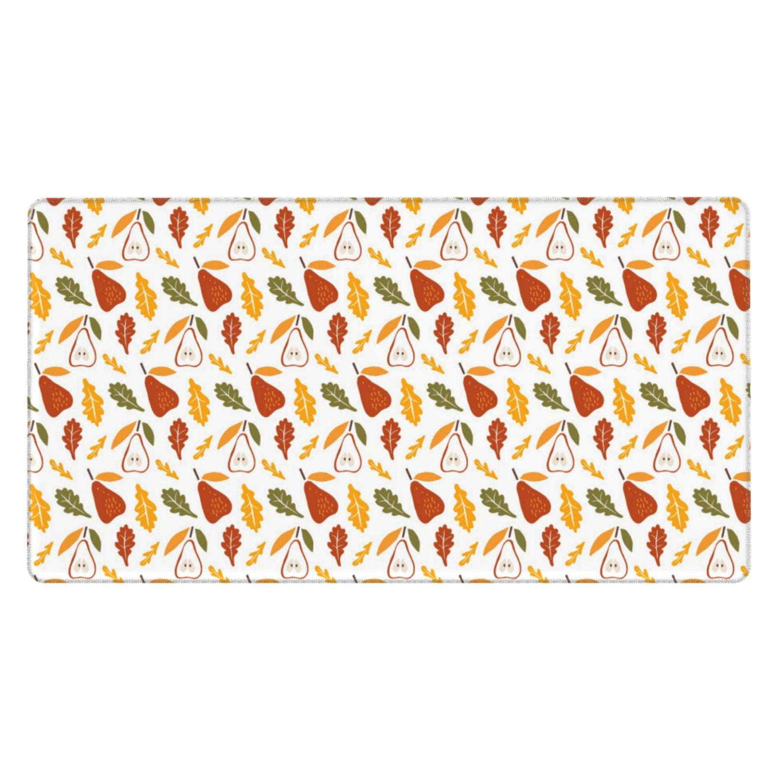 Jgfou Autumn Pears Style Large Gaming Mouse Pad Desk Mat Long Non-Slip ...