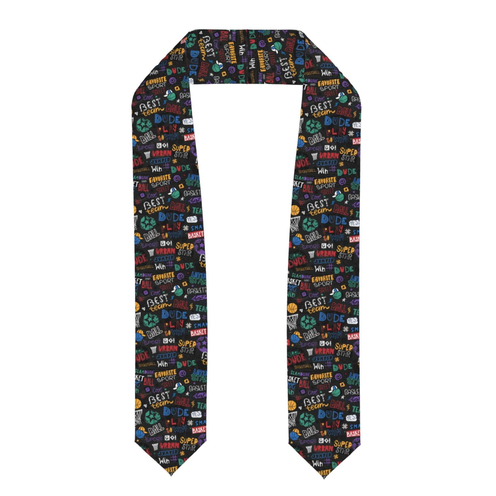 Jgfou Basketball Print Graduation Stoles, Unisex Adult Graduation Stole ...