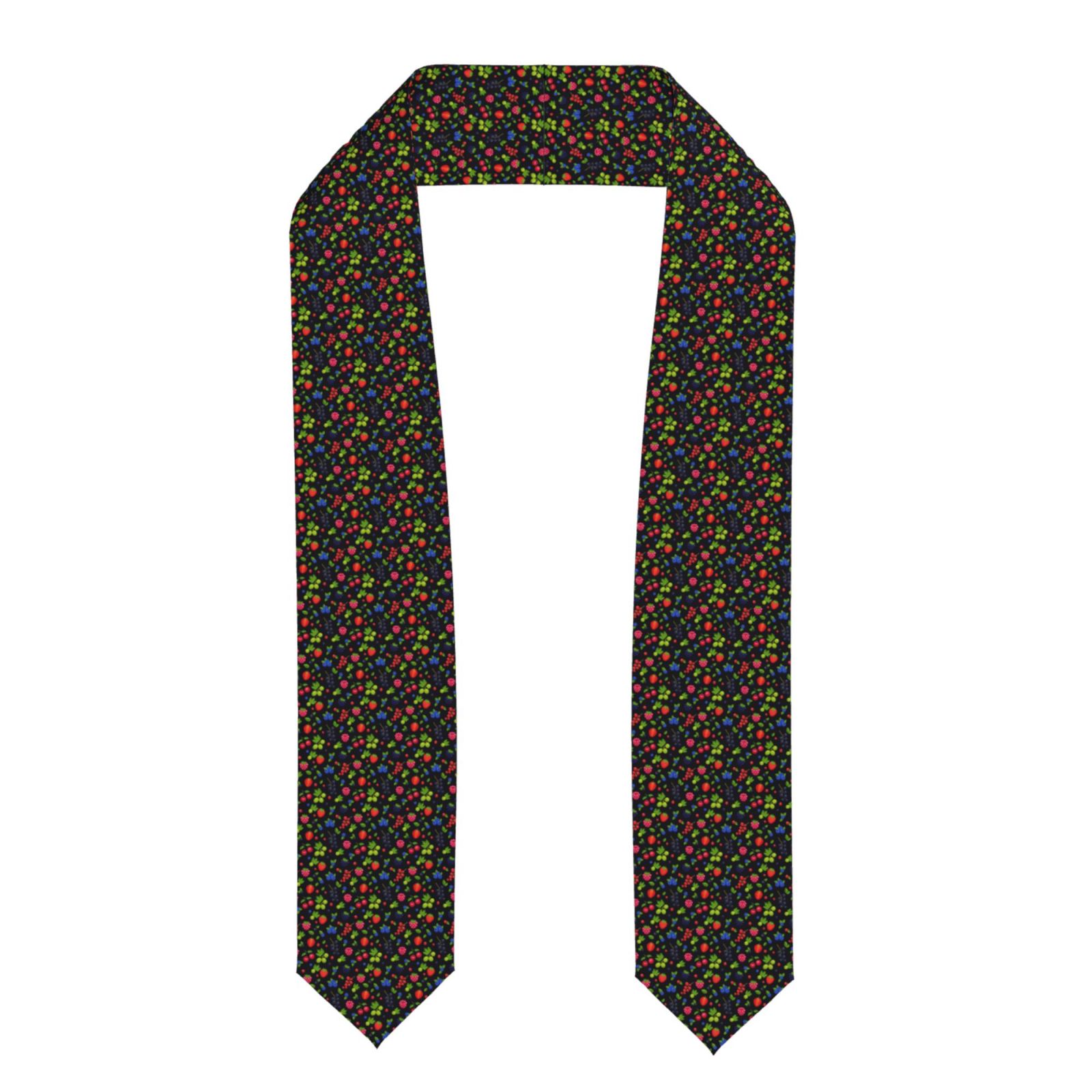Jgfou Berries Print Graduation Stoles, Unisex Adult Graduation Stole ...