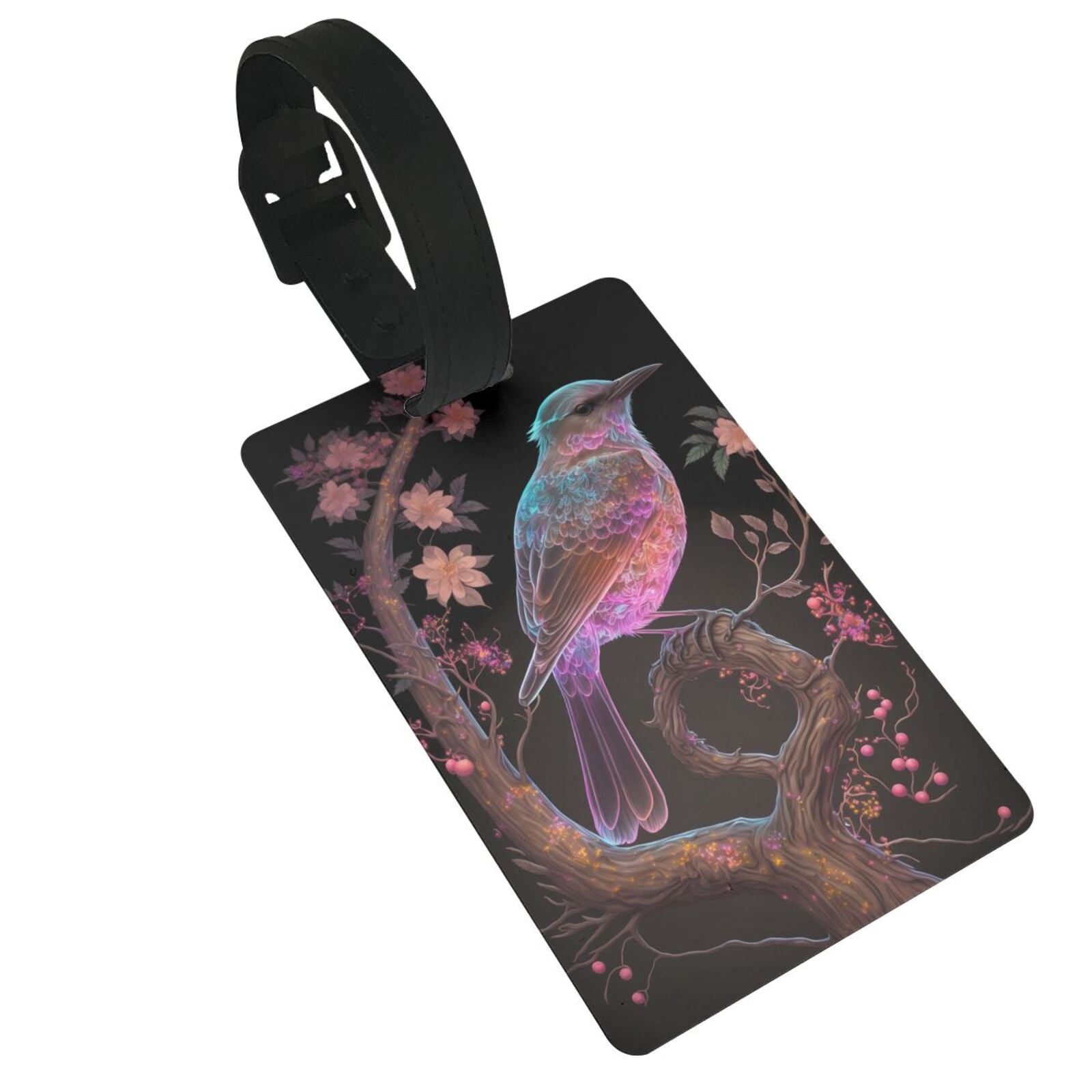 Jgfou Bird4 Print Funny and Colorful Luggage Tags, Unique Travel Bag ...
