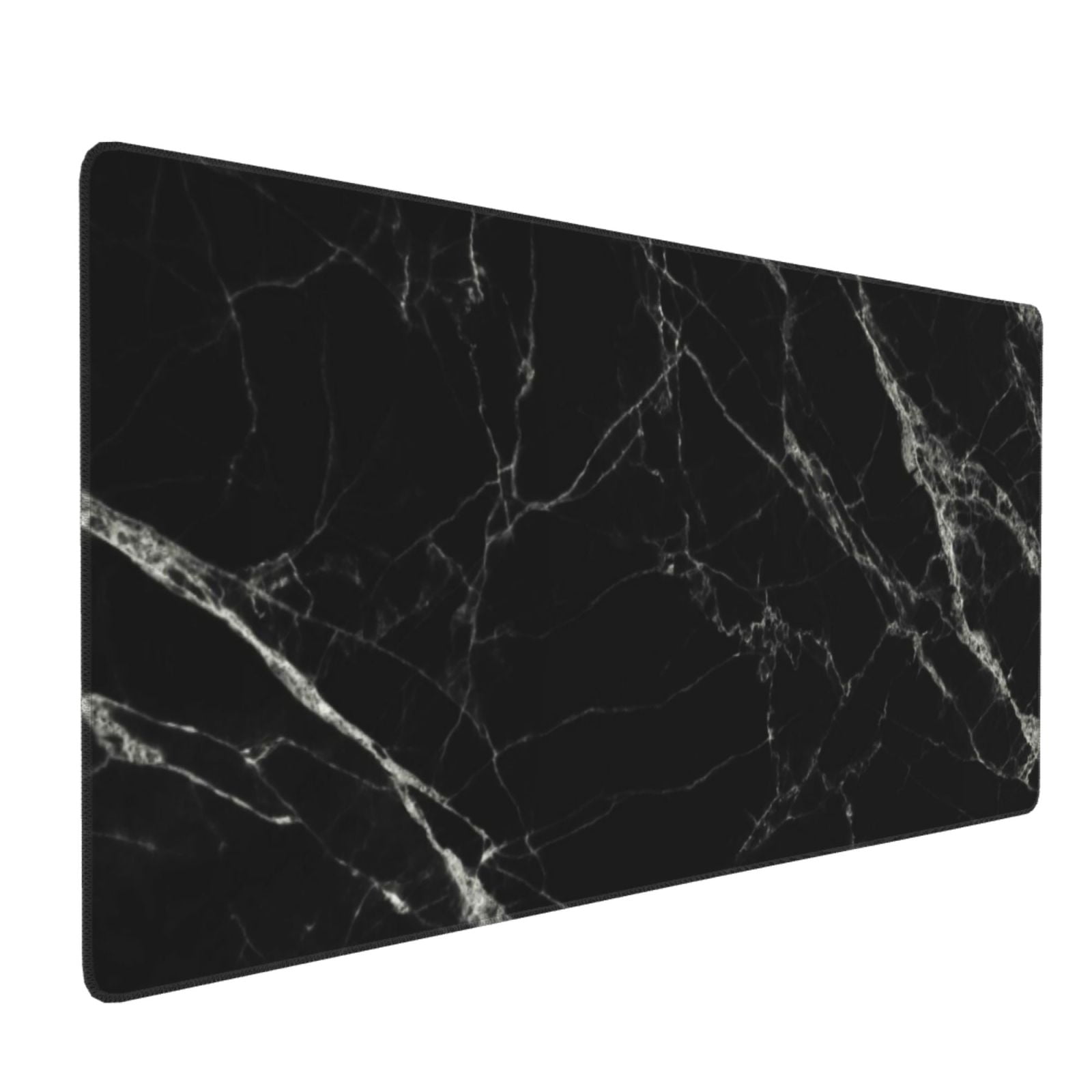 Jgfou Black Marble Texture Abstract Print Large 16x35.5in Mouse Pad ...