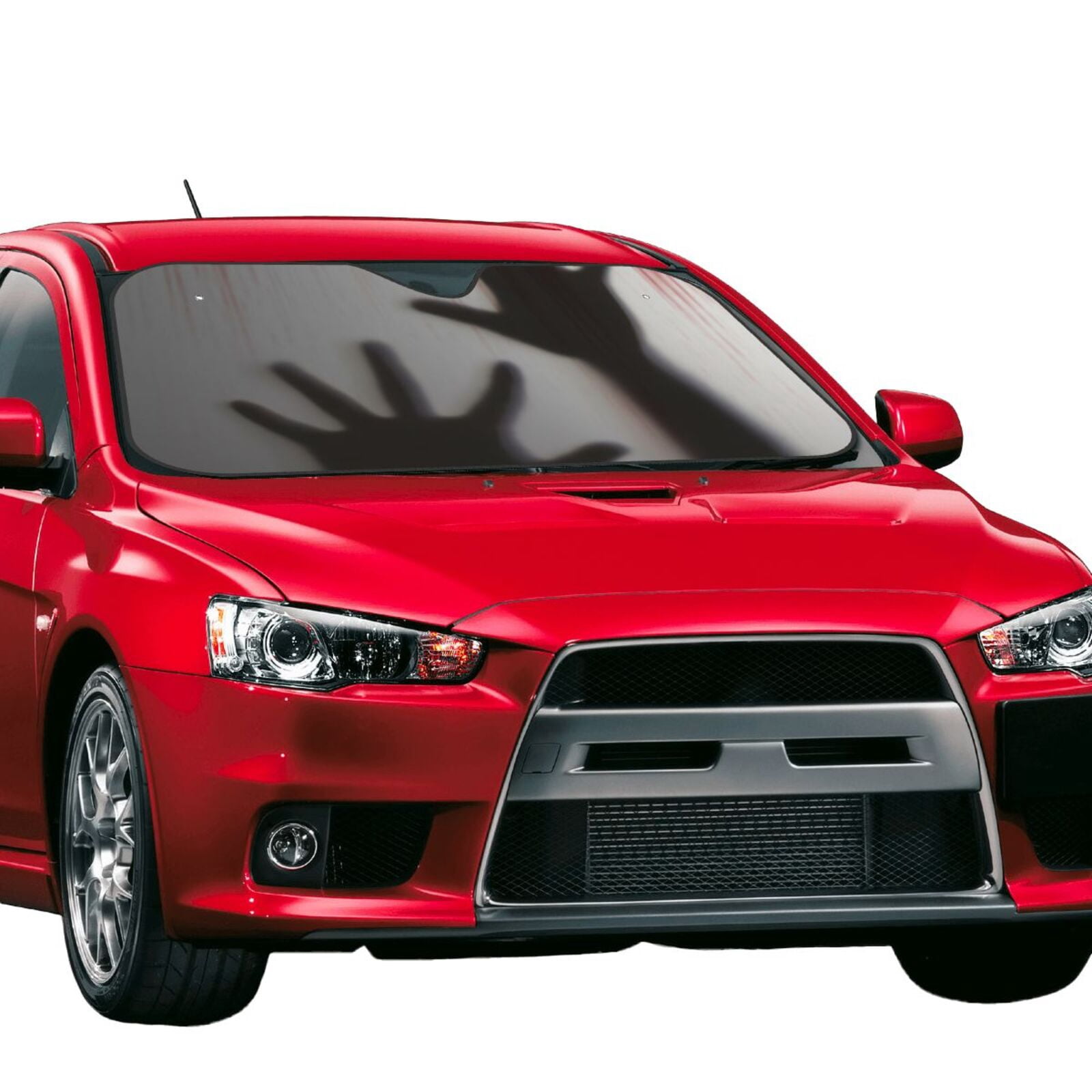 Jgfou Bloody Hand Behind Pattern Windshield Sun Shade,Car Front Window ...