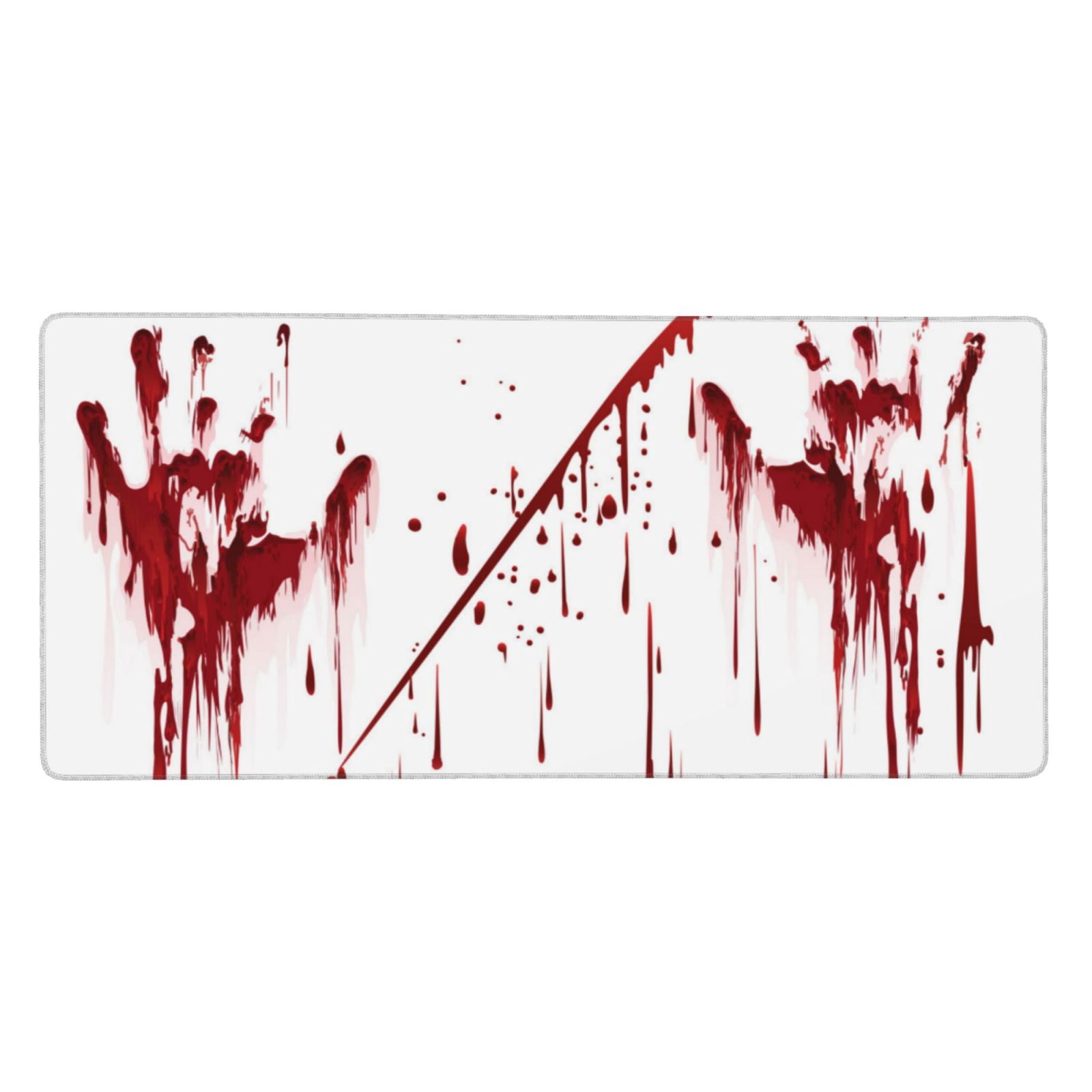 Jgfou Bloody Hand Pattern 16x35.5in in Large Gaming Mouse Pad with ...