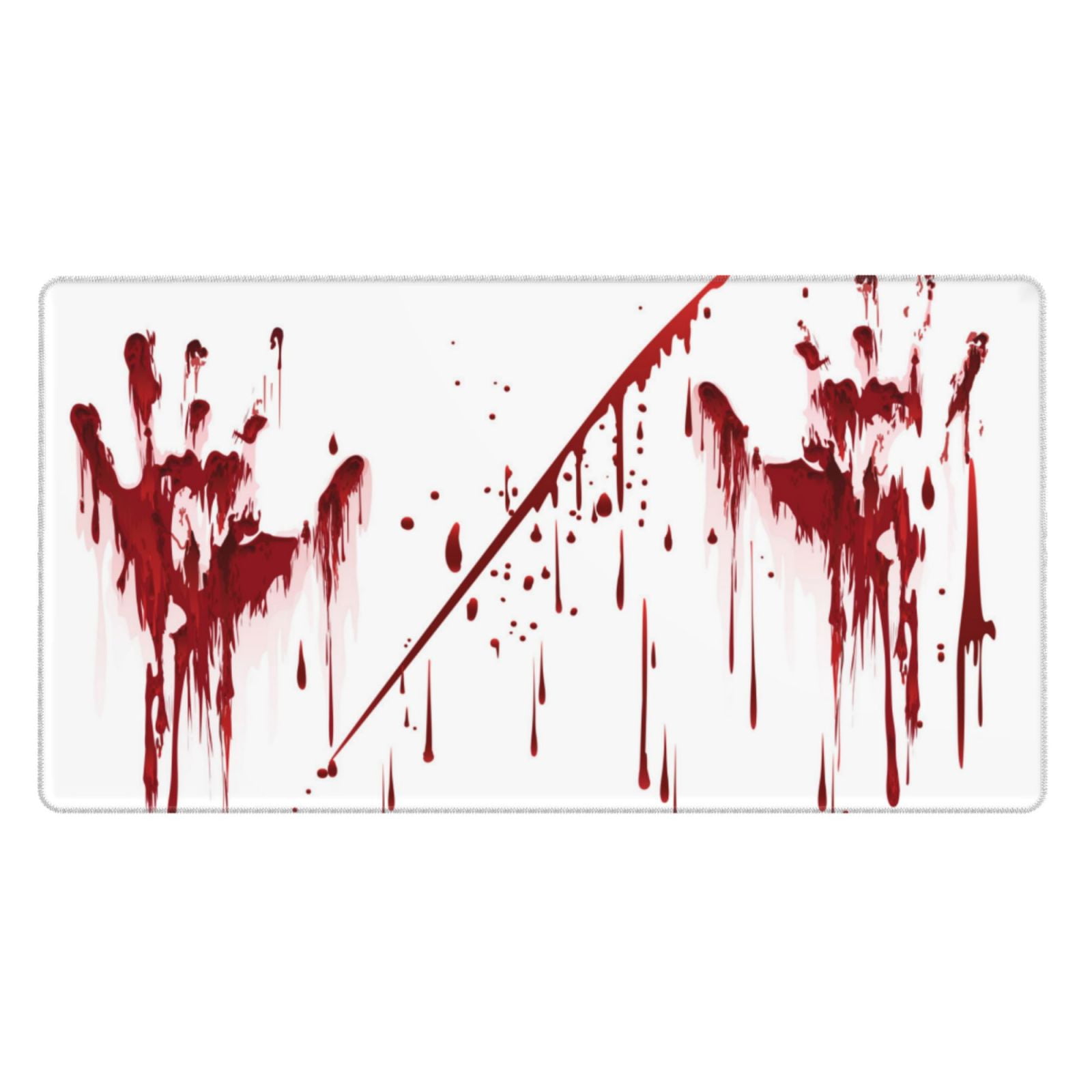 Jgfou Bloody Hand Style Large Gaming Mouse Pad Desk Mat Long Non-Slip ...