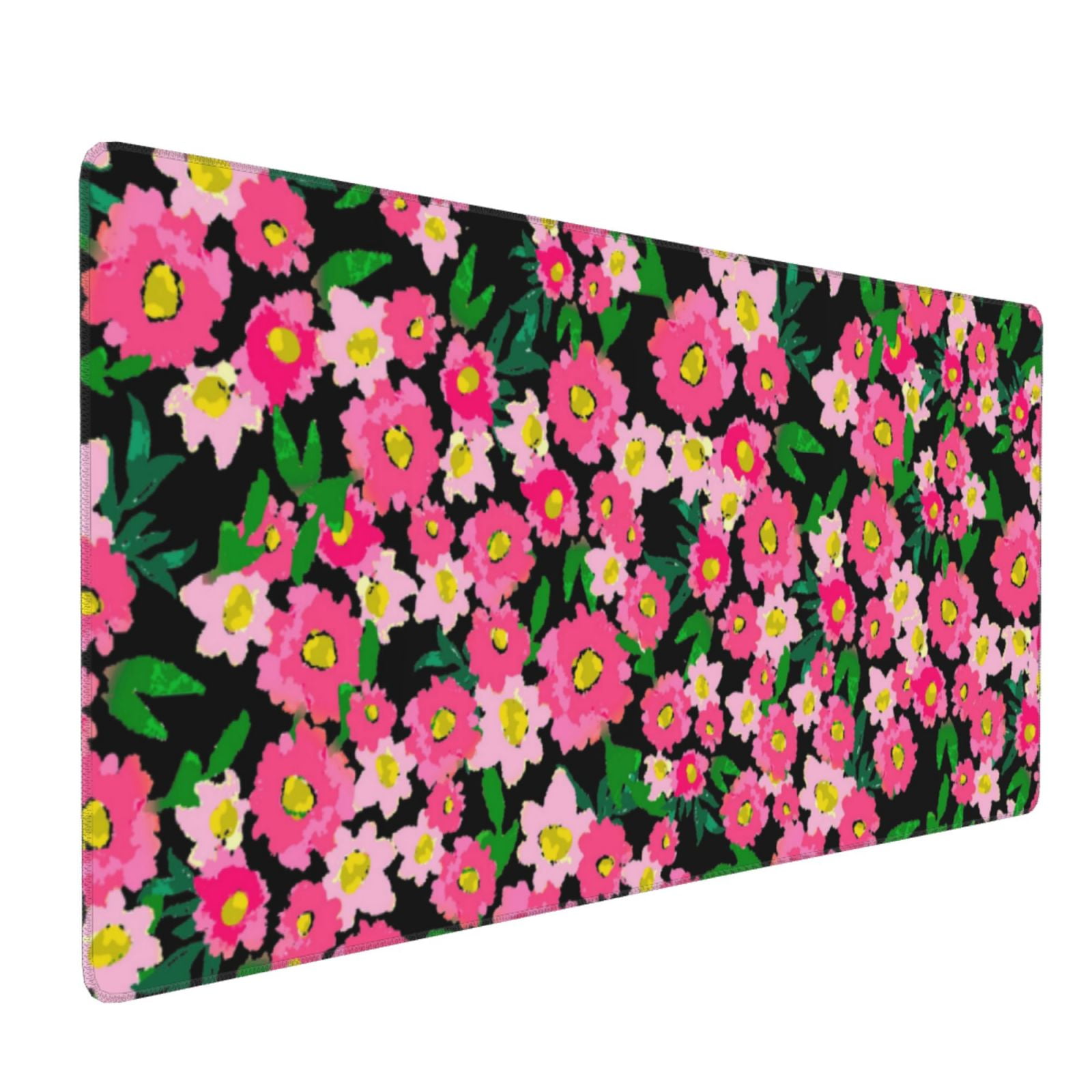 Jgfou Blooming Meadow Print Large 16x35.5in Mouse Pad, Professional Non ...