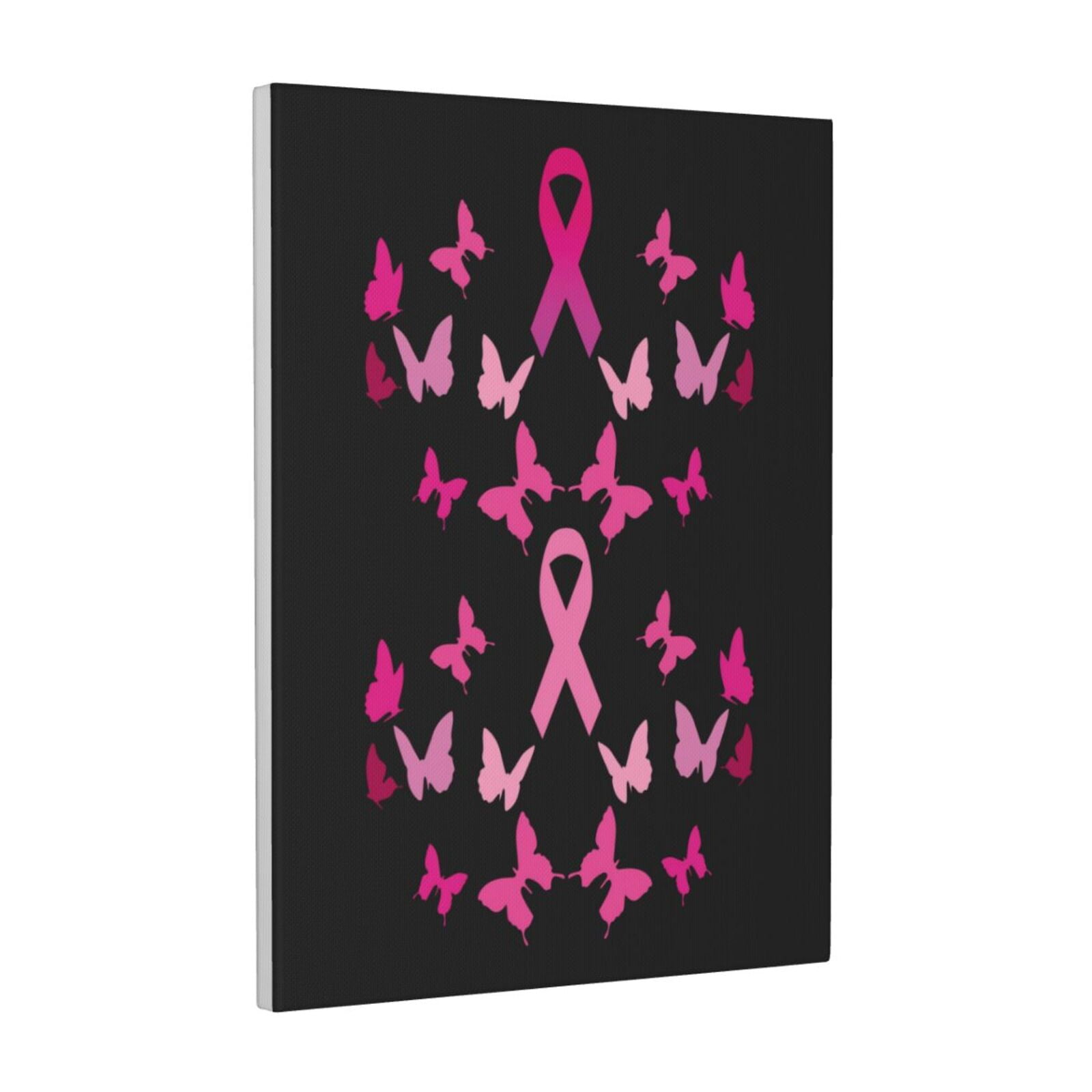 Jgfou Breast Cancer Print Picture Farmhouse Wall Decorative Poster ...
