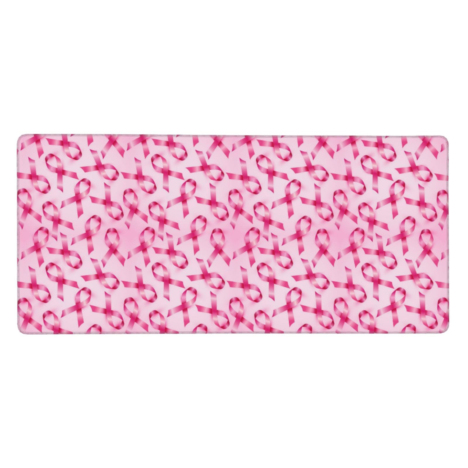 Jgfou Breast Cancer Ribbons Awareness Pattern 16x35.5in in Large Gaming ...