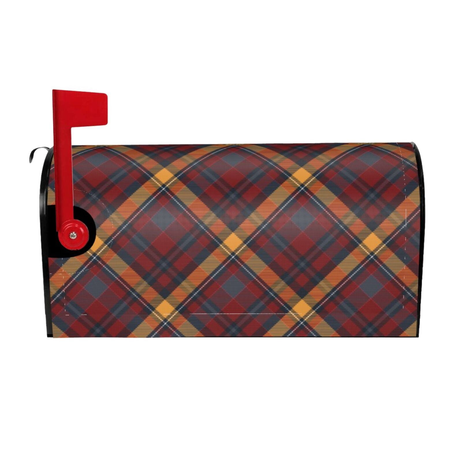 Jgfou Buffalo Check Plaid Mailbox Covers Magnetic 25.5x21 in Mailbox ...