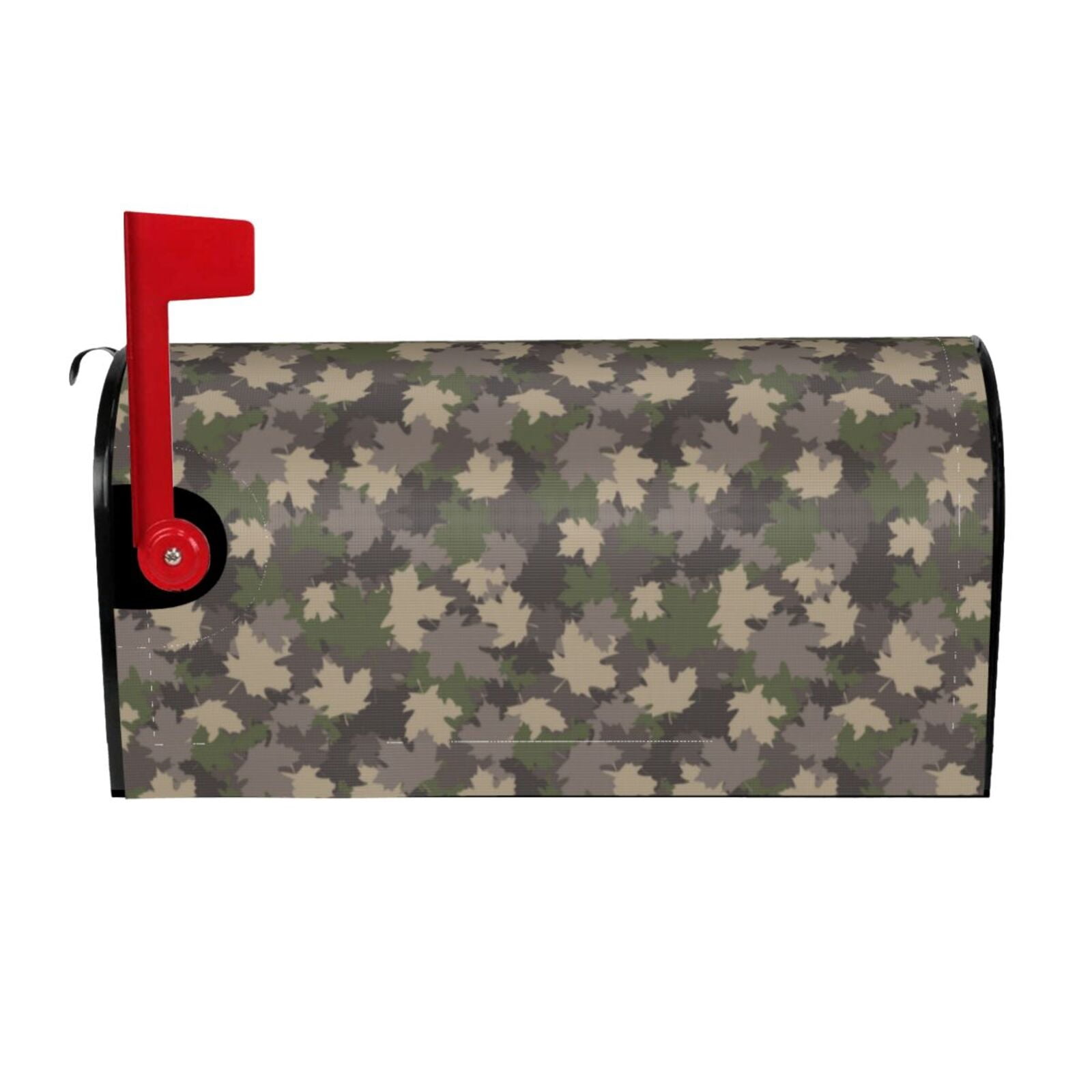 Jgfou Camouflage maple Mailbox Covers Magnetic 21x18 in Mailbox Wraps ...