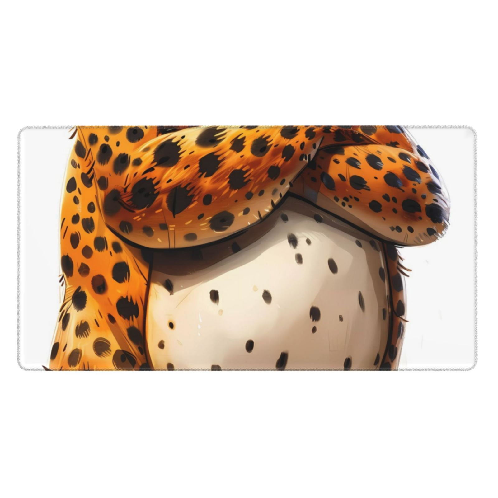Jgfou Cartoon Cheetah With Attitude Style Large Gaming Mouse Pad Desk ...